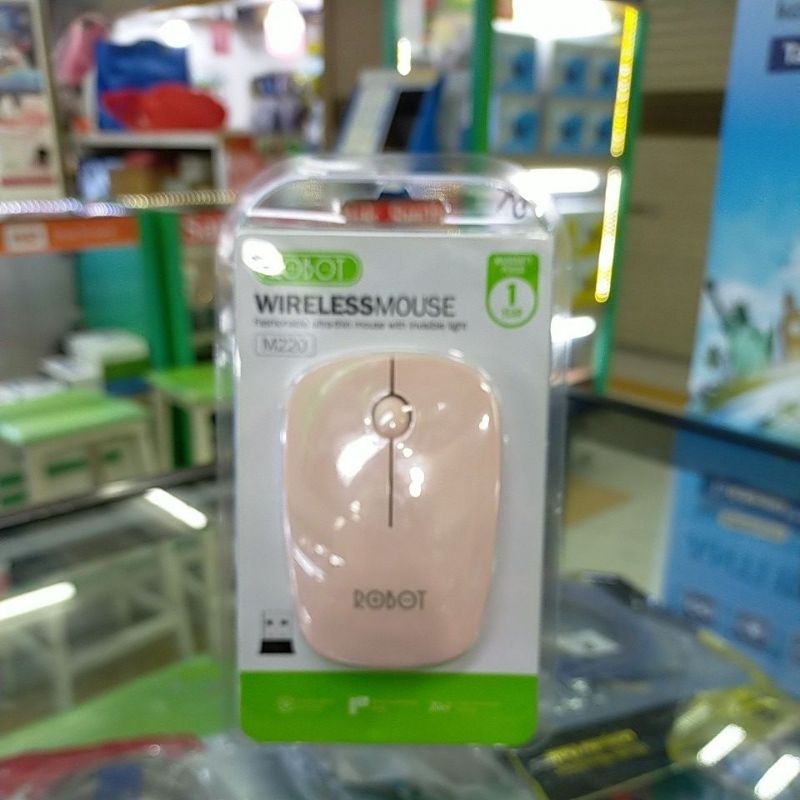 Jual Mouse ROBOT M220 2.4G Wireless Optical Mouse | Shopee Indonesia