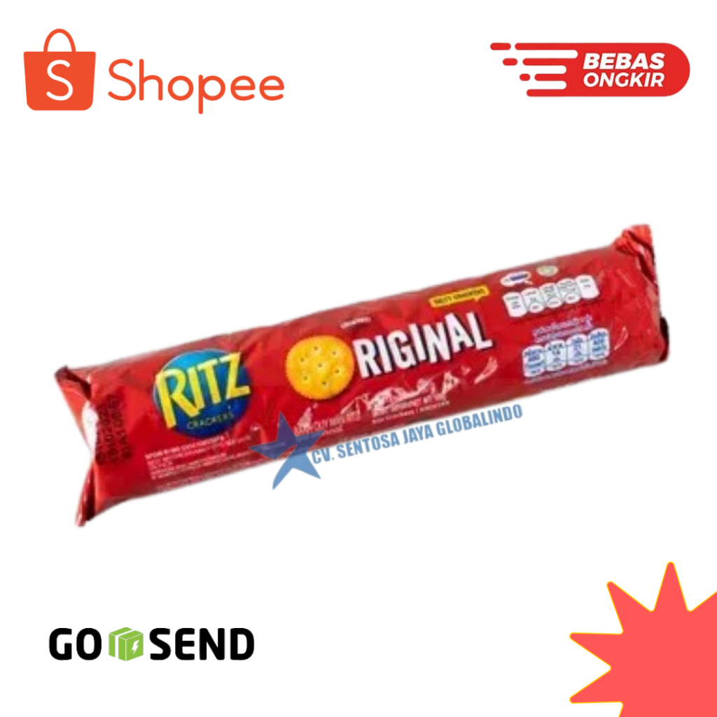 Jual (Beli 2 grtis 1 )Ritz Biskuit Original 100g. Biskuit Gurih dan ...