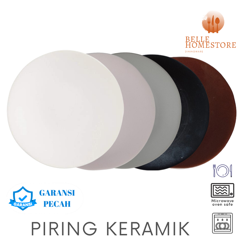 Jual PIRING KERAMIK ESTETIK KOREA WAVY PLATE WARNA WARNI DOFF COLOUR 27 ...