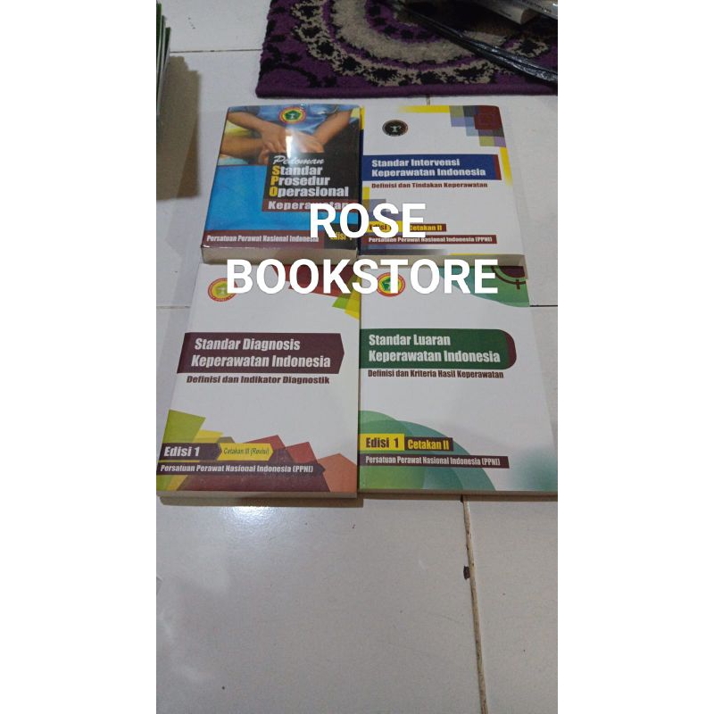 Jual PAKET 4 BUKU PPNI & SPOK-STANDAR KEPERAWATAN INDONESIA (SIKI,SLKI ...