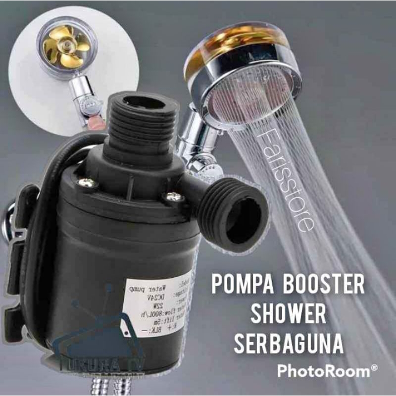Jual Pompa booster dc 12V serba guna bisa buat pendorong shower ...