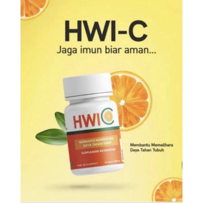 Jual HWI C ORIGINAL Vitamin C isi 30 Kapsul | Shopee Indonesia
