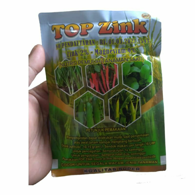 Jual Top Zink 150 Gram Untuk Padi Top Zink Pupuk Padi | Shopee Indonesia