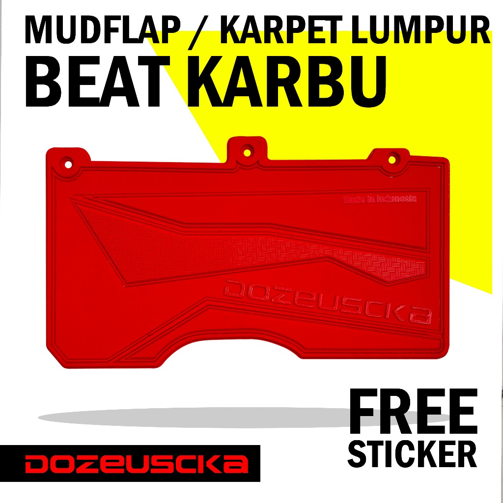 Jual Dozeuscka Mudflap Beat Karbu Karpet Lumpur Anti Retak Bahan ...