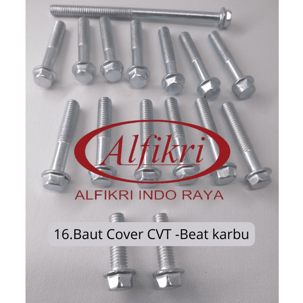 Jual Baut CVT Beat Karbu / Baud Cover CVT Honda Beat Karburator 1Set ...