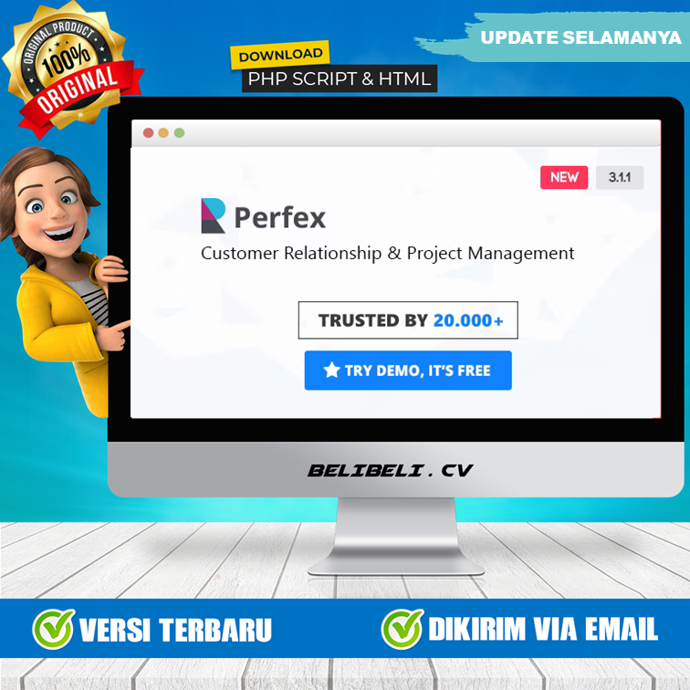 Jual Perfex crm - Powerful Open Source CRM + BONUS 105+ Premium AddOns Terlengkap | Shopee Indonesia