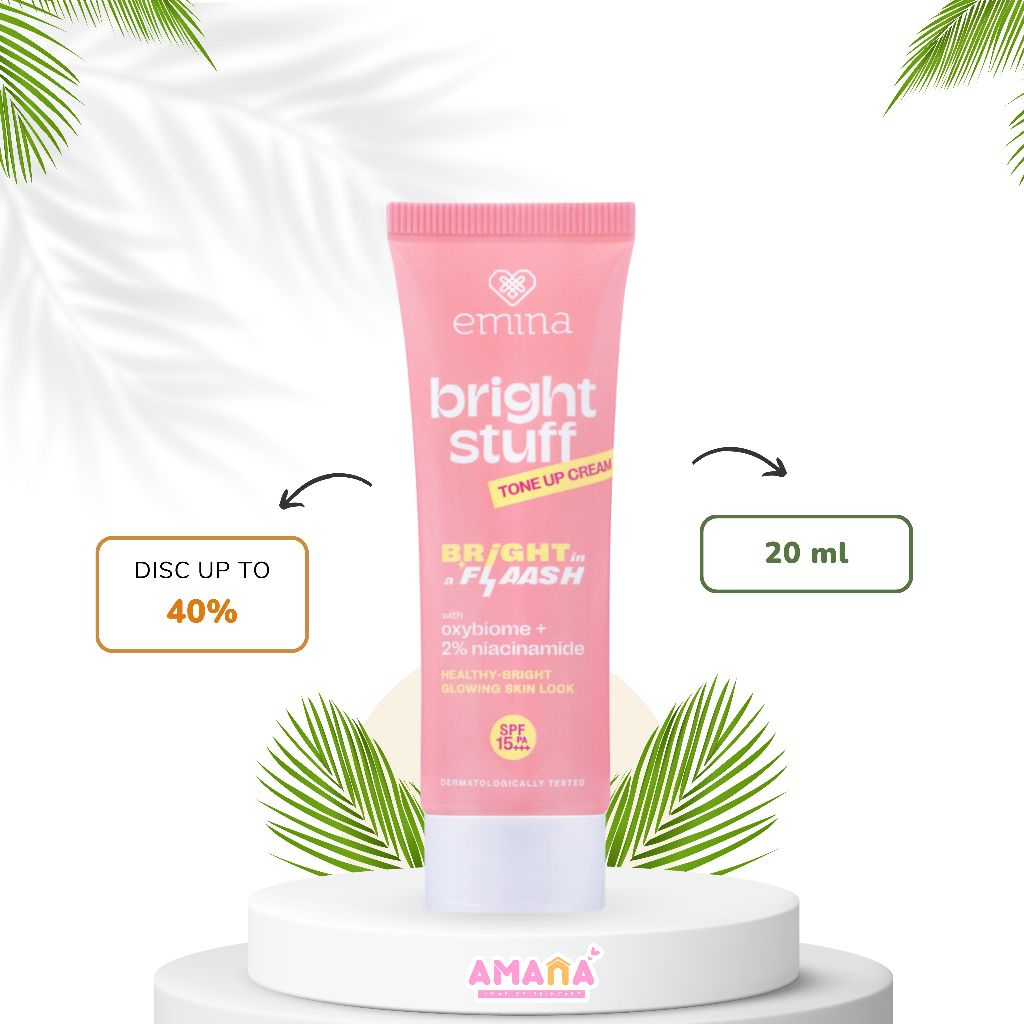 Jual Emina Bright Stuff Tone Up Cream 20 ml | Shopee Indonesia