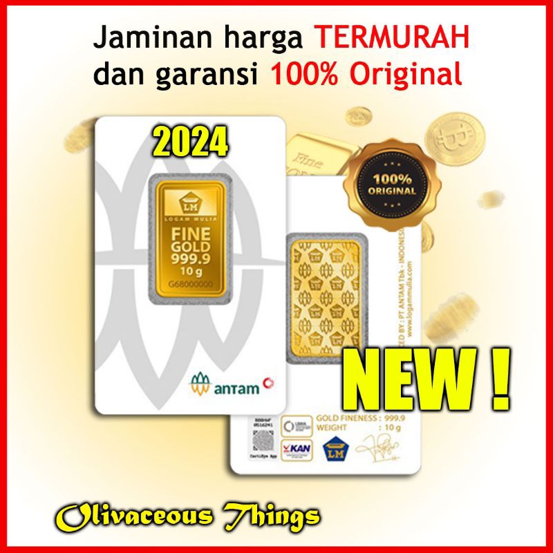 Jual LM EMAS ANTAM 10 GRAM, LOGAM MULIA TERBARU | Shopee Indonesia