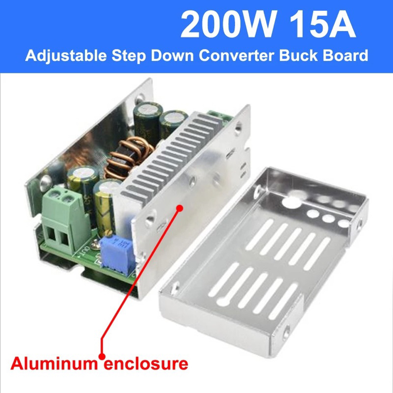 Jual Step Down 15A 200W 60V Adjustable DC-DC Step Down Converter Buck ...