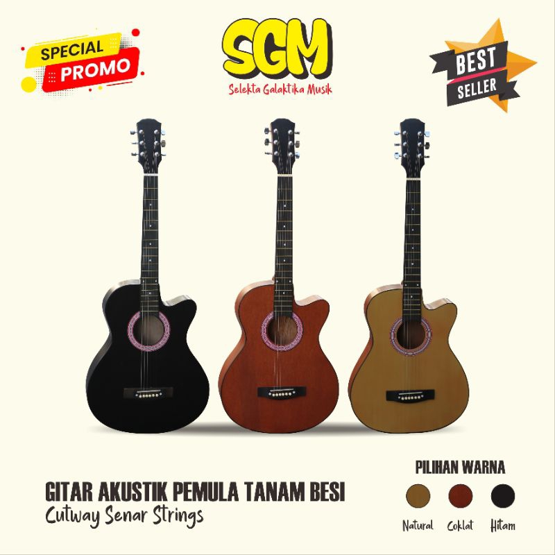 Jual GITAR AKUSTIK TANAM BESI CUYWAY SENAR STRINGS ISTIMEWA | Shopee ...
