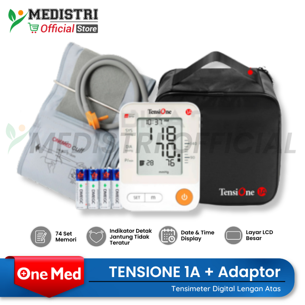 Jual [BEST SELLER] Tensimeter Digital Tensione 1A Onemed Original ...