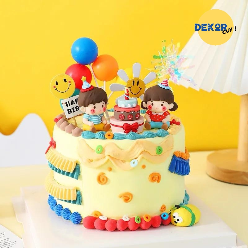 Jual CAKE TOPPER CLAY BABY UNYU / hiasan kue pajangan aksesories ...
