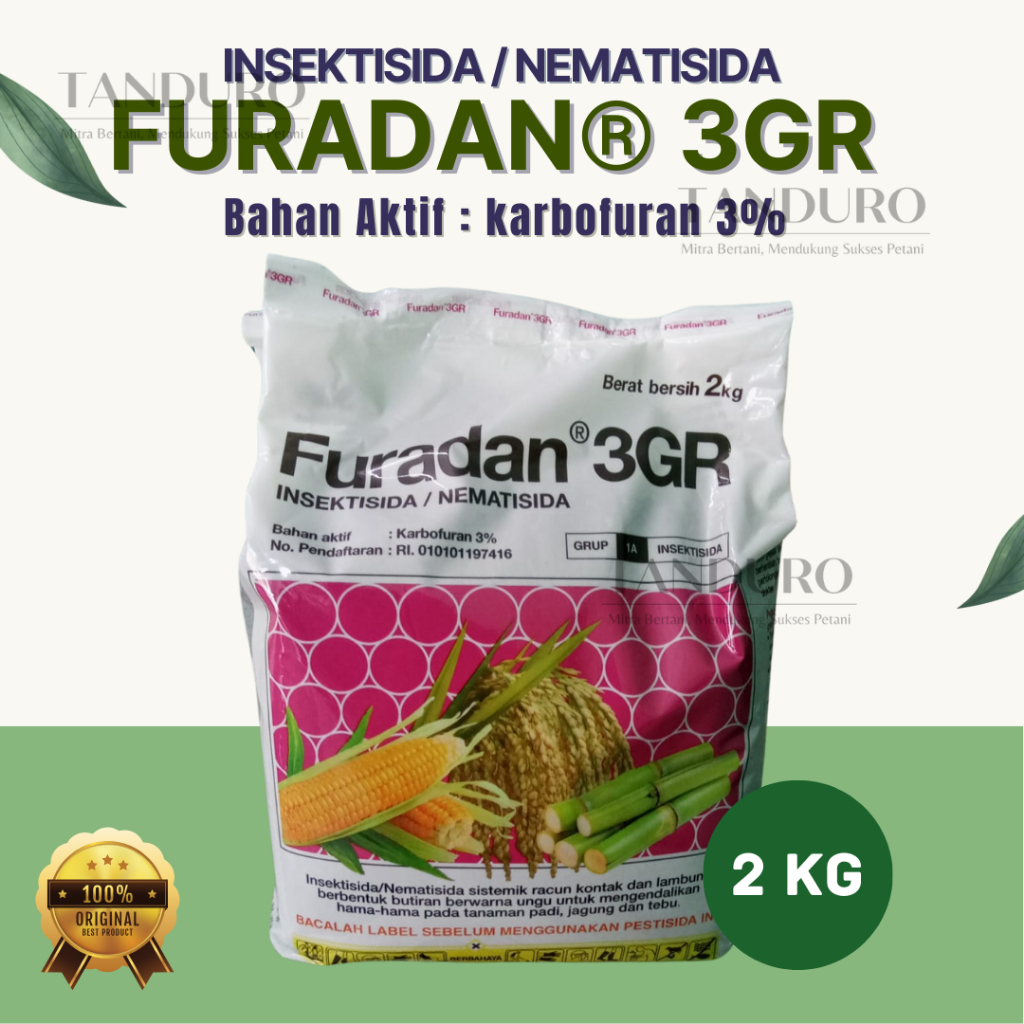 Jual Furadan 3GR 2kg Insektisida Pembasmi Hama Serangga Tanah | Shopee ...