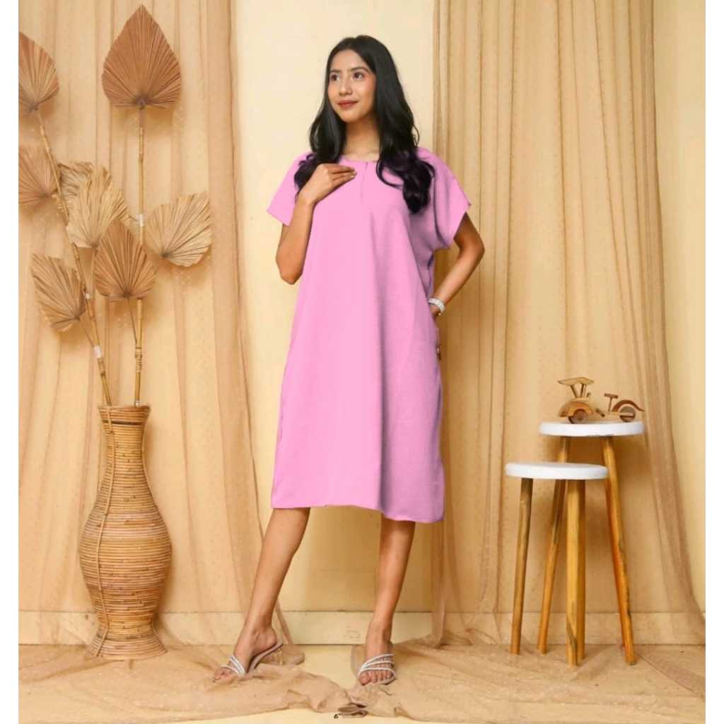 Jual Mini Dress Crinkle Daster Namira Jumbo Daster Murah Terbaru 2024 ...