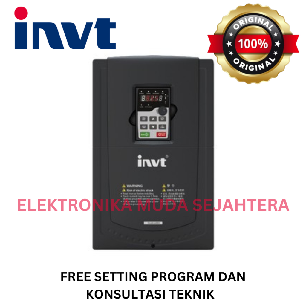Jual Inverter INVT 22KW/30KW 380V 3Phase VFD Variable Frequency Drive ...