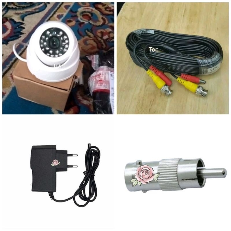 Jual PAKET LENGKAP CCTV SAMA KABEL 20METER+ADAPTOR TINGGAL PASANG ...