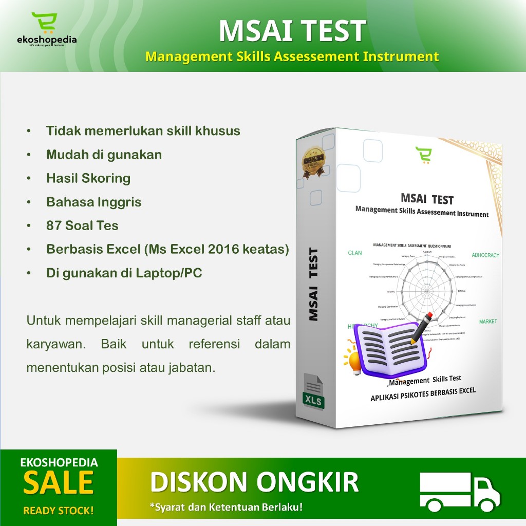 Jual Aplikasi Psikotes MSAI Test - Management Skills Test | Shopee ...