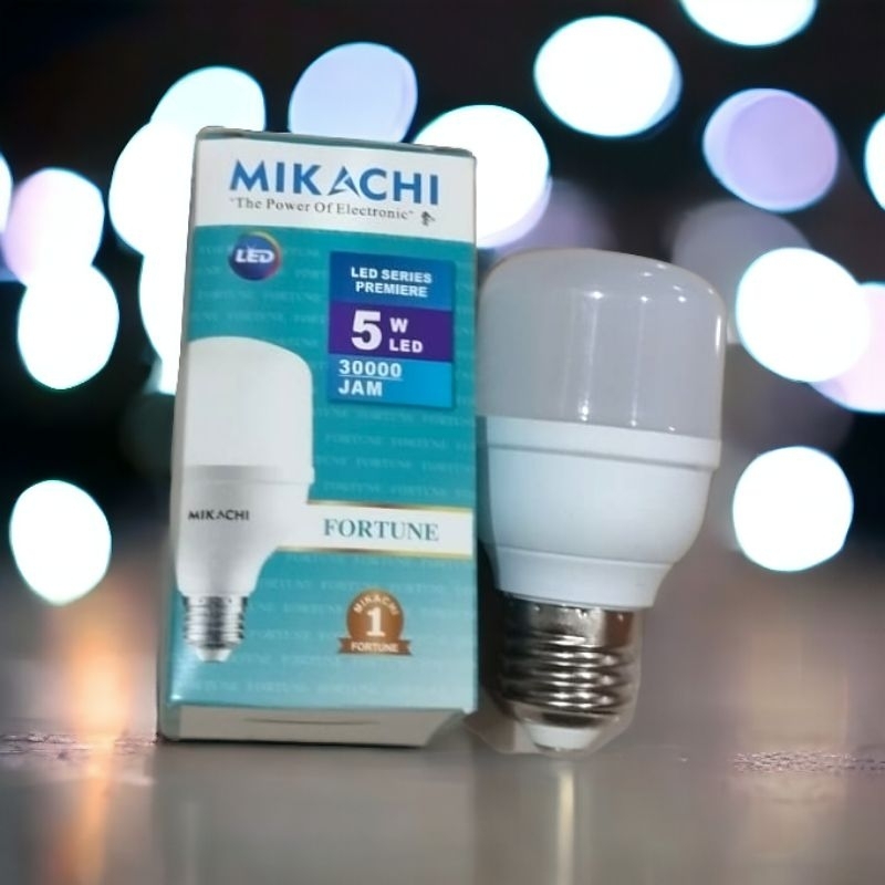Jual Lampu LED Mikachi Fortune 5 Watt Putih / Lampu Bohlam LED Mikachi ...