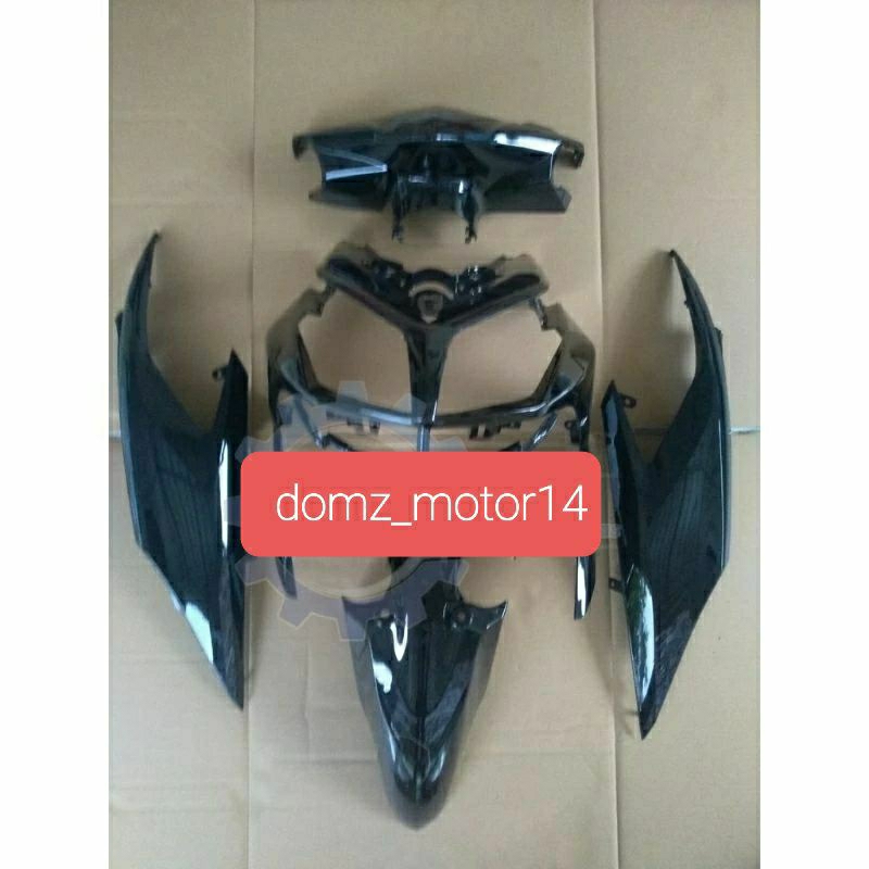 Jual COVER BODY HALUS MOTOR HONDA VARIO TECHNO 125 WARNA HITAM | Shopee ...