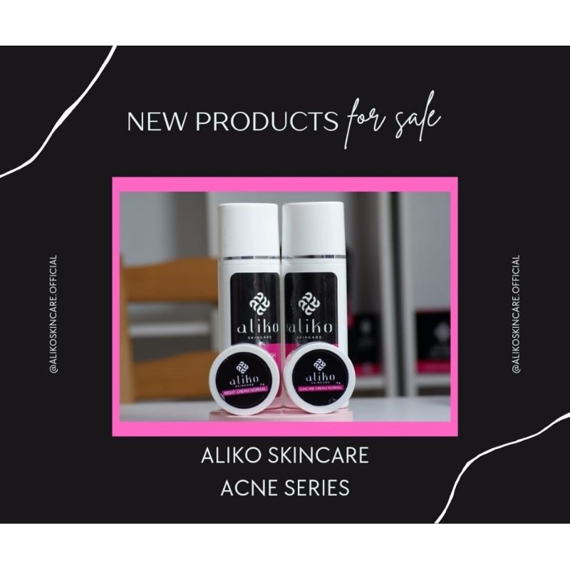Jual ALIKO SKINCARE DIJAMIN GLOWUP BPOM ORIGINAL SERIES ACNE & NORMAL ...