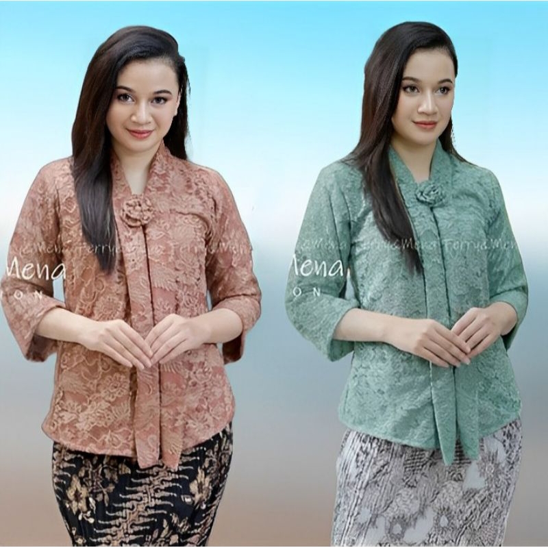 Jual Kebaya Modern Atasan Kebaya Jumbo Kebaya Kutubaru Floy Brokat Baju Kartini Wisuda Pesta ...
