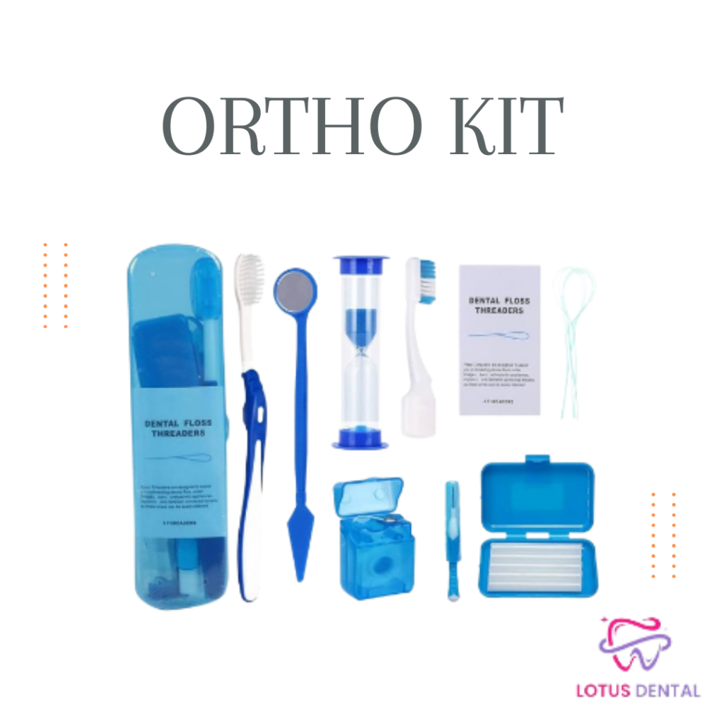 Jual Orthodontic kit dental ortho kit cleaning set travel travelling ...