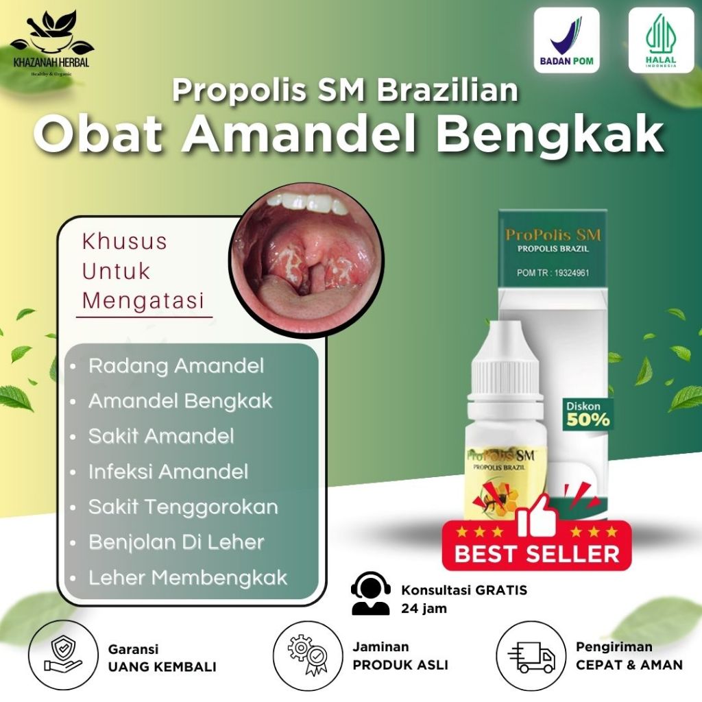 Jual Obat Pengempis Amandel Bengkak Anak Dan Dewasa Radang Tenggorokan Sakit Suara Serak ...