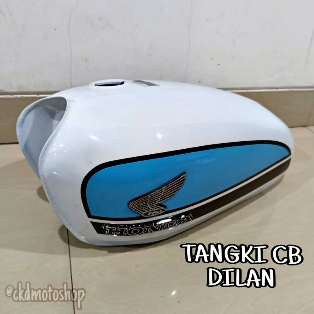 Jual TANGKI CB 100 GELATIK DILAN PUTIH BIRU TENGKI CB CUSTOM MURAH ...