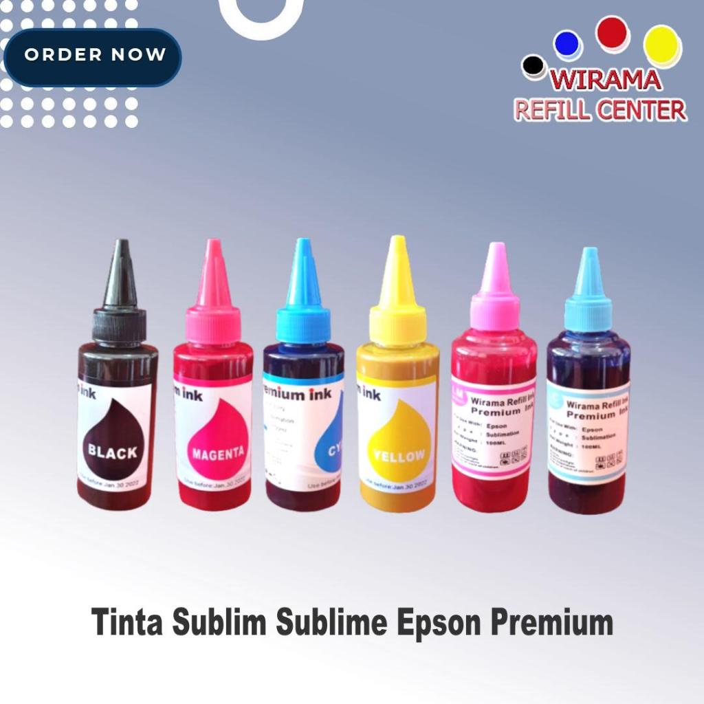 Jual Tinta Sublim Sublime Epson Premium 1 set 6 warna | Shopee Indonesia