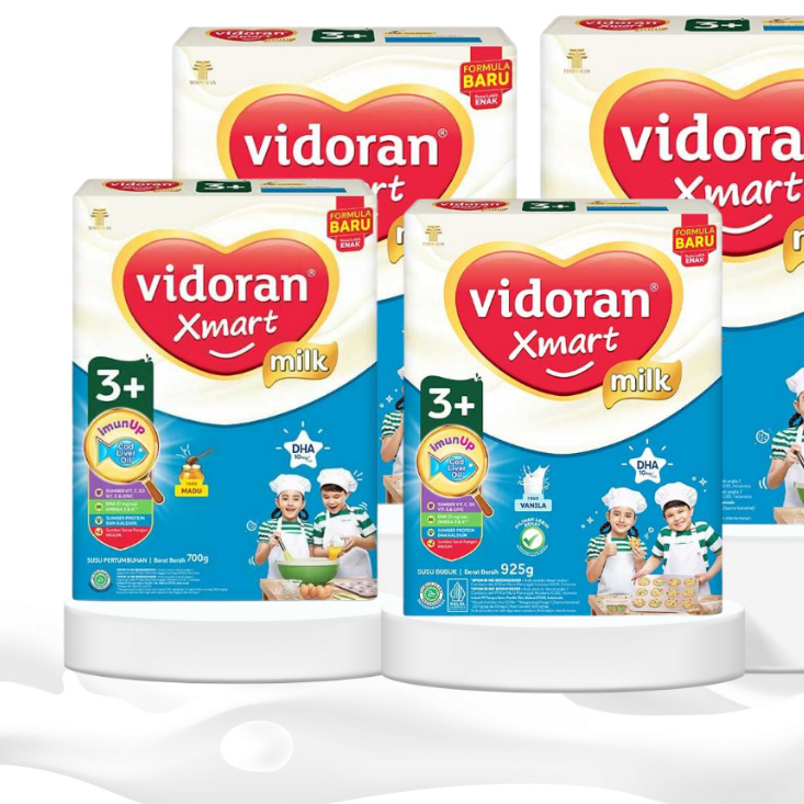 Jual Vidoran Xmart 3+ 350 gr, 700 gr Rasa Vanila/Madu | Shopee Indonesia