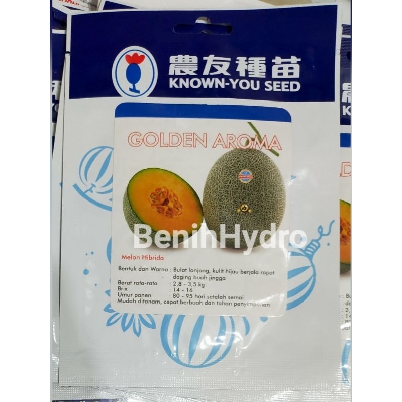 Jual Benih Melon Golden Aroma 50 seeds & 100 seeds | Shopee Indonesia