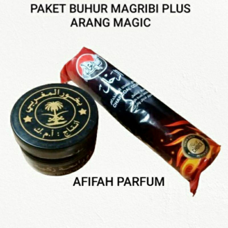Jual Paket Buhur Magribi Al Kaff + Arang Magic 1Bungkus Isi 10Pcs ...