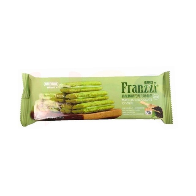 Jual Franzzi Matcha Chocolate Cookies 70gr | Shopee Indonesia