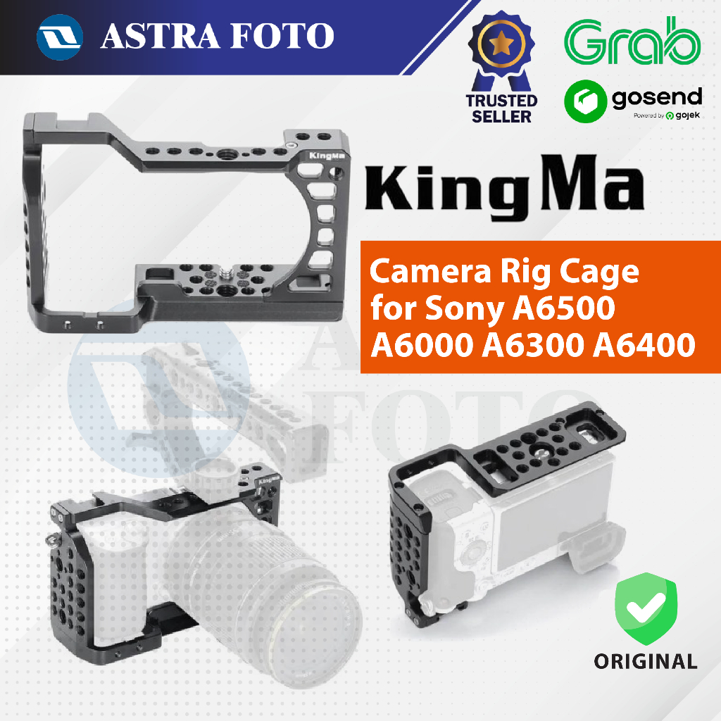 Jual KINGMA Camera Rig Cage for Sony A6500 A6000 A6300 A6400 Camera ...