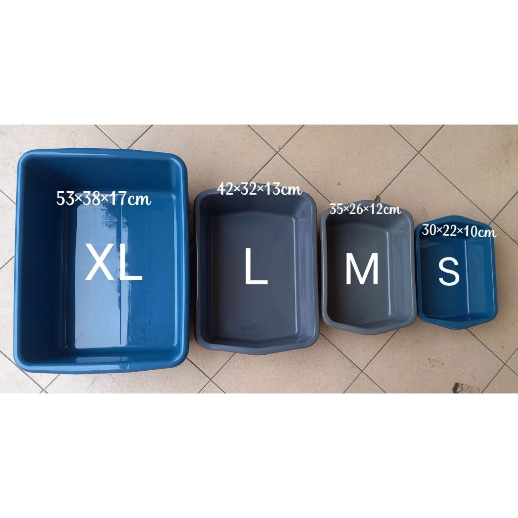Jual BASKOM LITTER BOX BERBAGAI UKURAN (XL/L/M/S) | Shopee Indonesia