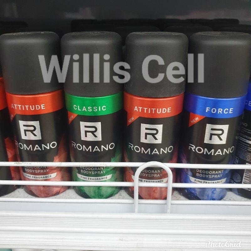 Jual Romano Deodorant Body Spray Fine Fragrance 150 ml | Shopee Indonesia