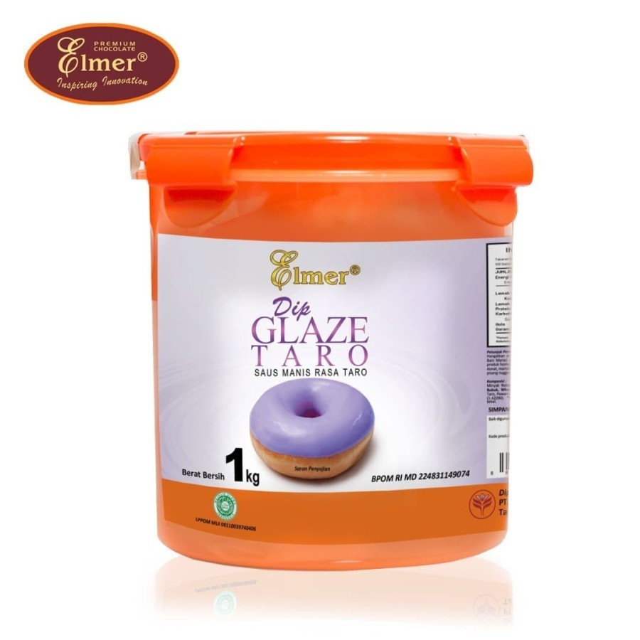 Jual ELMER Dip Glaze Rasa Taro Kemasan Isi 1 KG | Shopee Indonesia