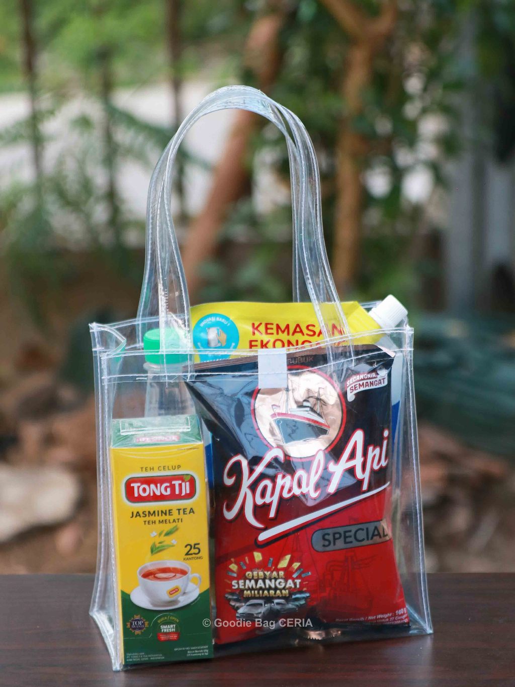 Jual Tas Mika Transparan Tebal P20xL10xT20 Goodie Bag Souvenir Hampers | Shopee Indonesia