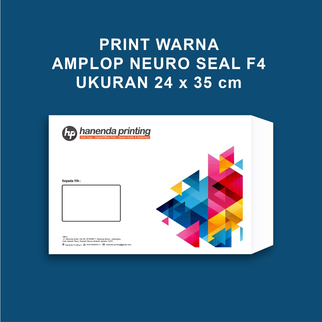 Jual PRINT AMPLOP F4/FOLIO MURAH BERKUALITAS | Shopee Indonesia