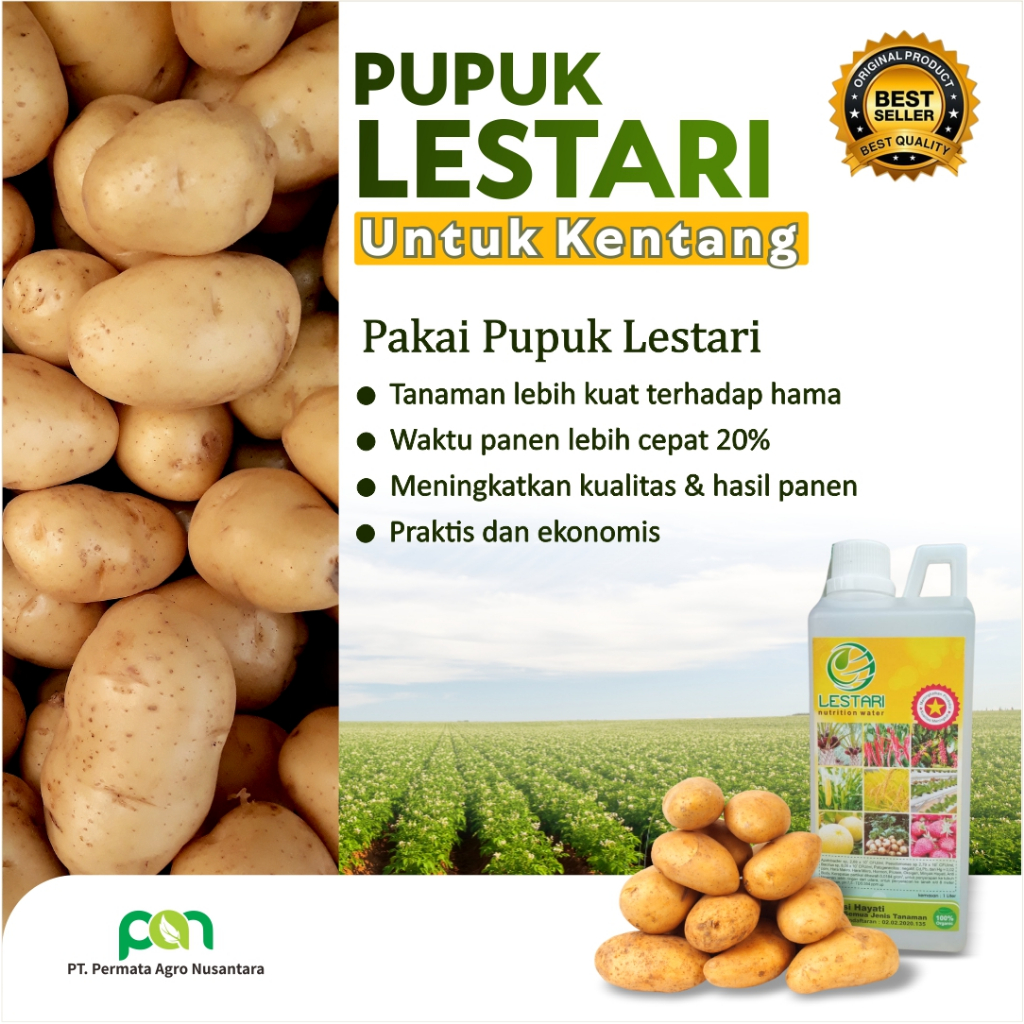 Jual Pupuk Lestari UNTUK KENTANG - Cair Organik | Shopee Indonesia