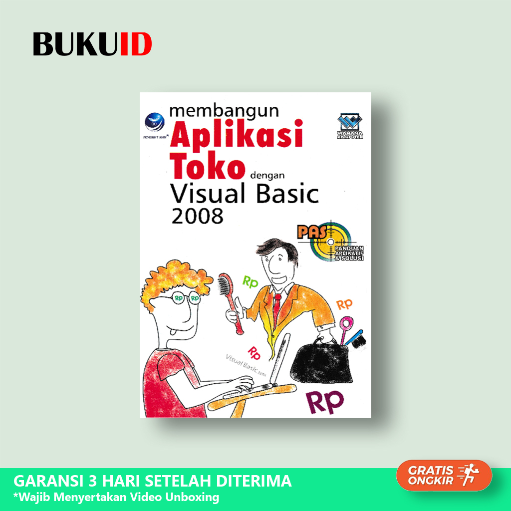 Jual Buku PAS : Membangun Aplikasi Toko dengan Visual Basic 2008 - Original | Shopee Indonesia
