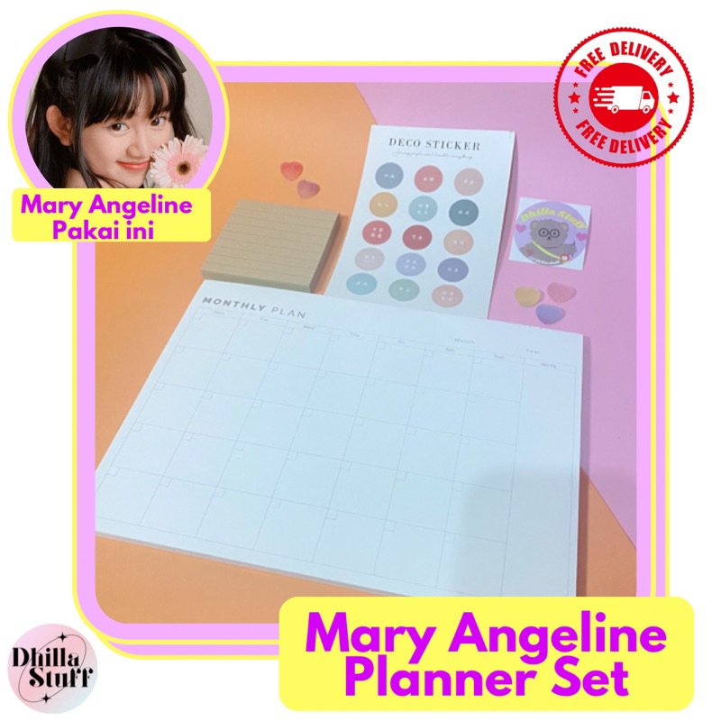 Jual Planner Set Mary Angeline | Shopee Indonesia
