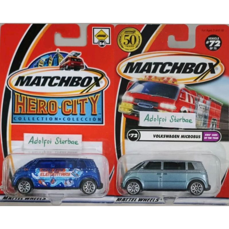 Jual matchbox volkswagen vw microbus micro bus kids' cars of the year ...