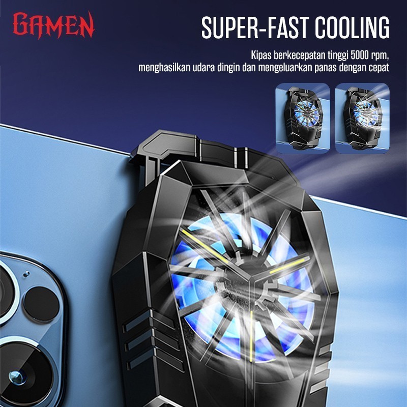 Jual GAMEN Fan Cooler Radiator / Pendingin HP Cooling Fan Gaming GMR02 ...