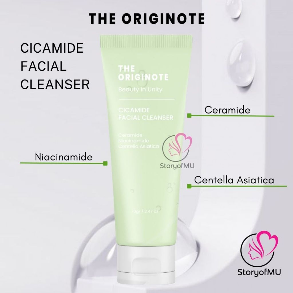 Jual THE ORIGINOTE Cicamide Facial Cleanser 70gr - Face Wash Facial ...