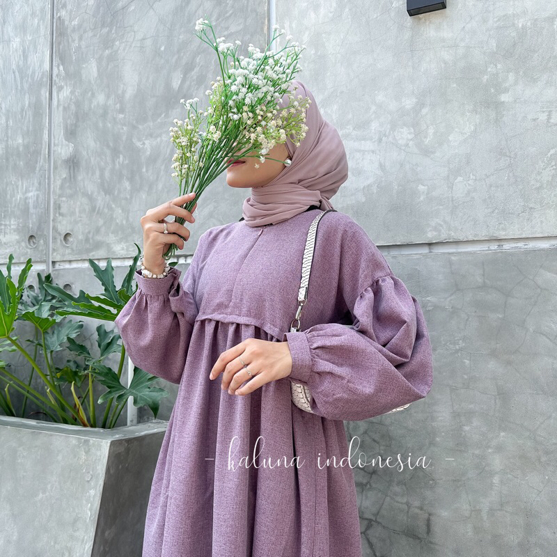 Jual (READYSTOCK) Gamis Madina Mola Dress by Kaluna Indonesia / Katun ...