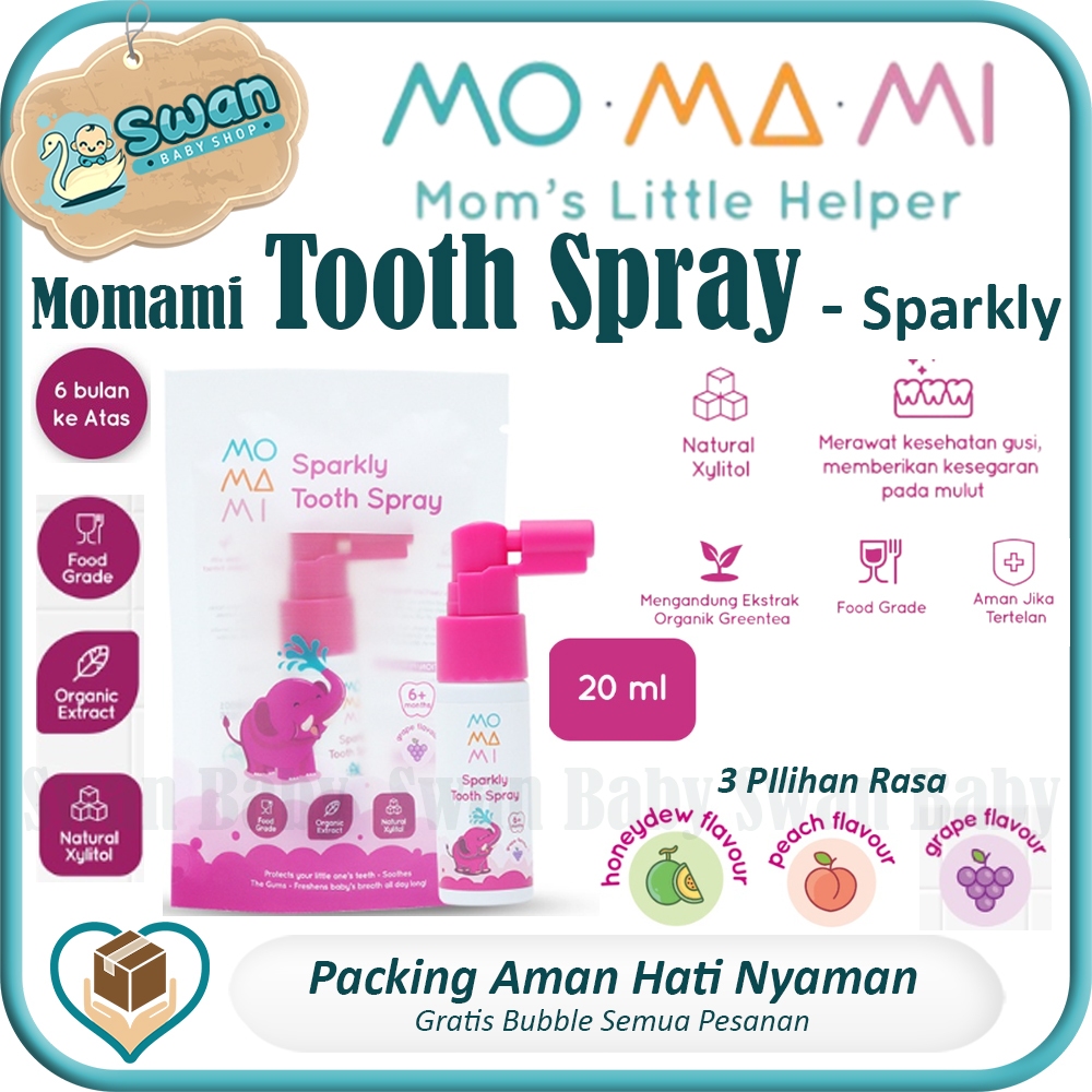 Jual Momami Sparkly Tooth Spray 20ml | Shopee Indonesia