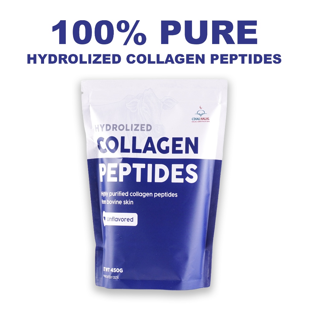 Jual Hydrolized Bovine Collagen Peptides 450g / Collagen Sapi FREE ...