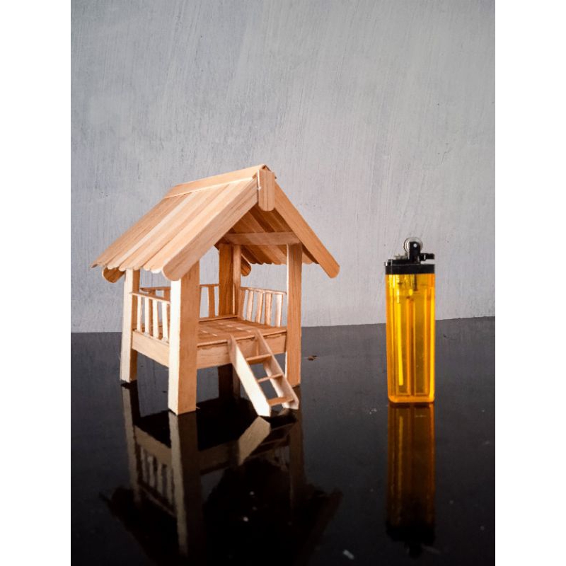 Jual MINIATUR GAZEBO/GAZEBO MINI/KERAJINAN TANGAN/TUGAS SEKOLAH/GAZEBO ...