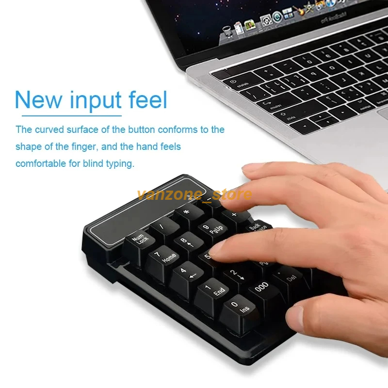 Jual Keyboard Numeric Tombol Angka Mechanical Numpad Wireless Bluetooth ...